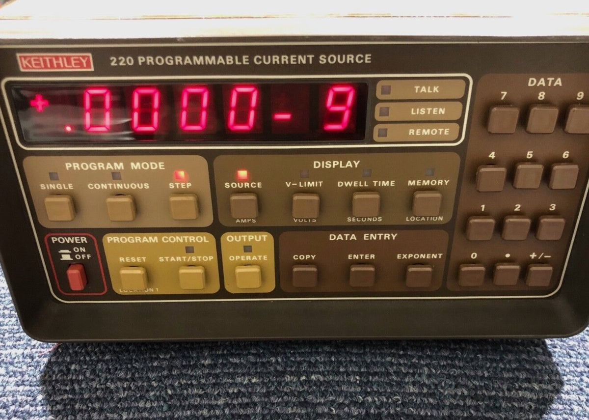 KEITHLEY 220 PROGRAMMABLE CURRENT SOURCE – banyantec