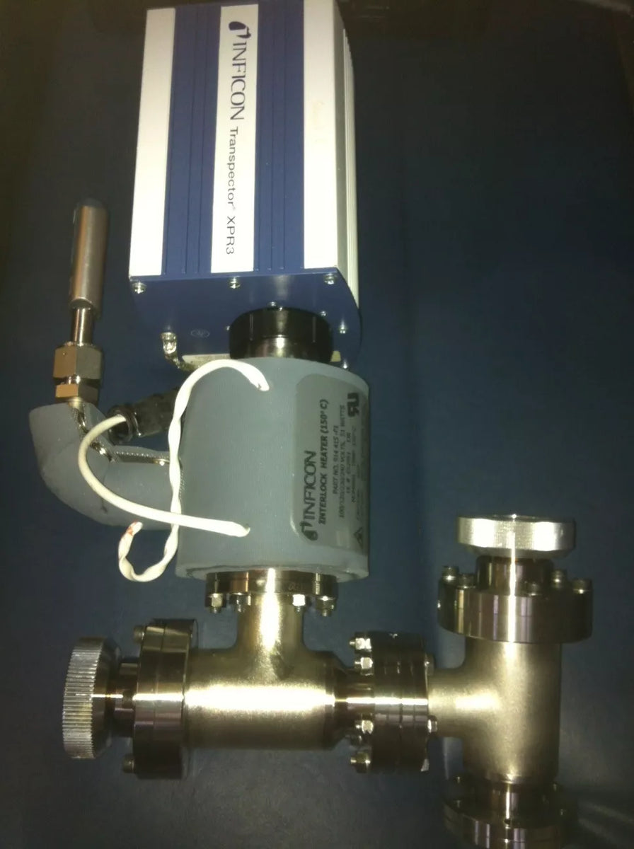 LEYBOLD INFICON TRANSPECTOR XPR3 XPRTX100 RGA with Inficon pirani gaug ...